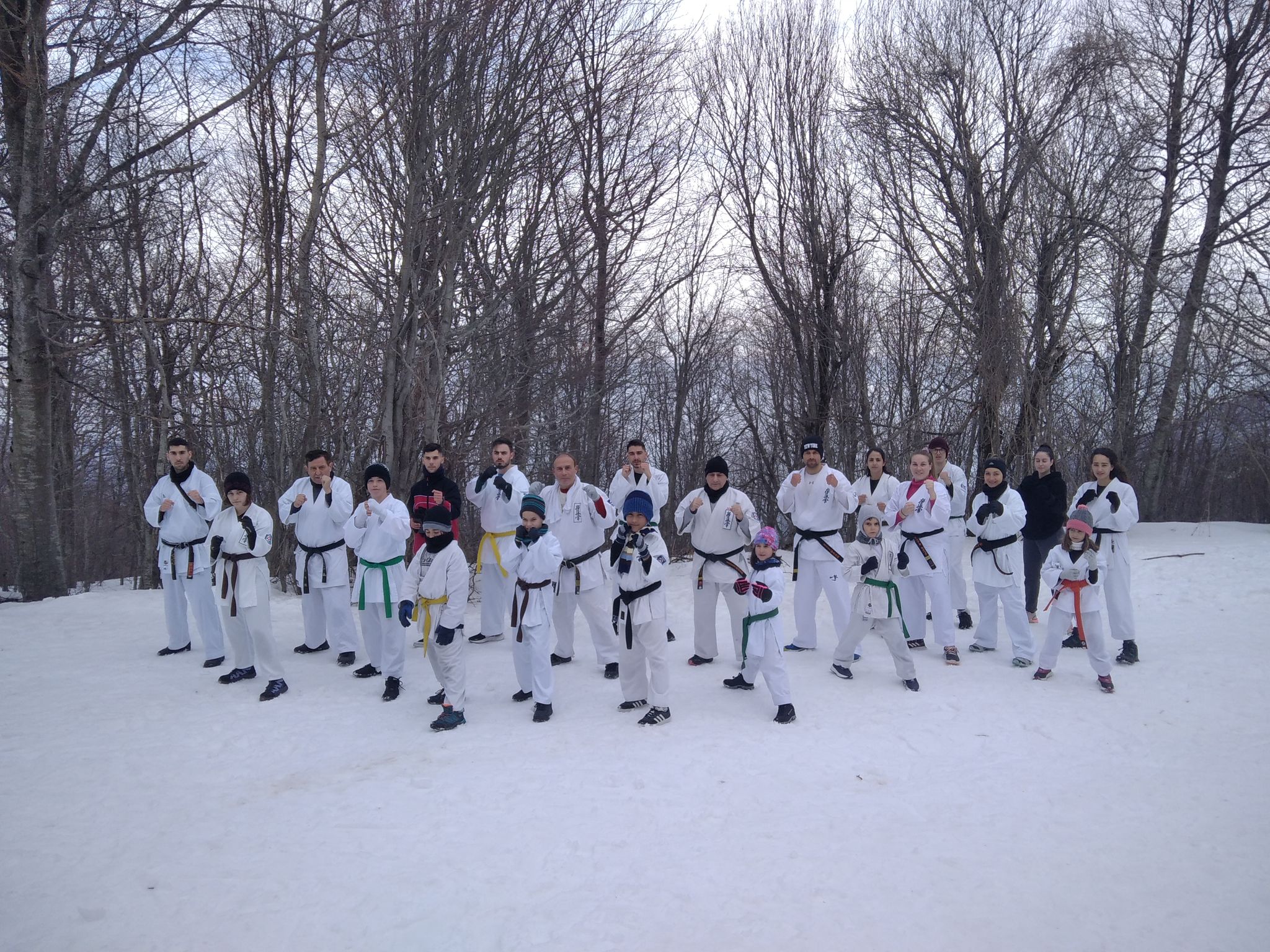 Στο χιονισμένο Πήλιο το 12ο Winter camp του Kyokushinkai karate ...
