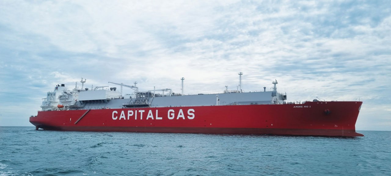 Capital Gas Ship Management Corp.: Παρέλαβε το LNG Carrier «Amore Mio I ...